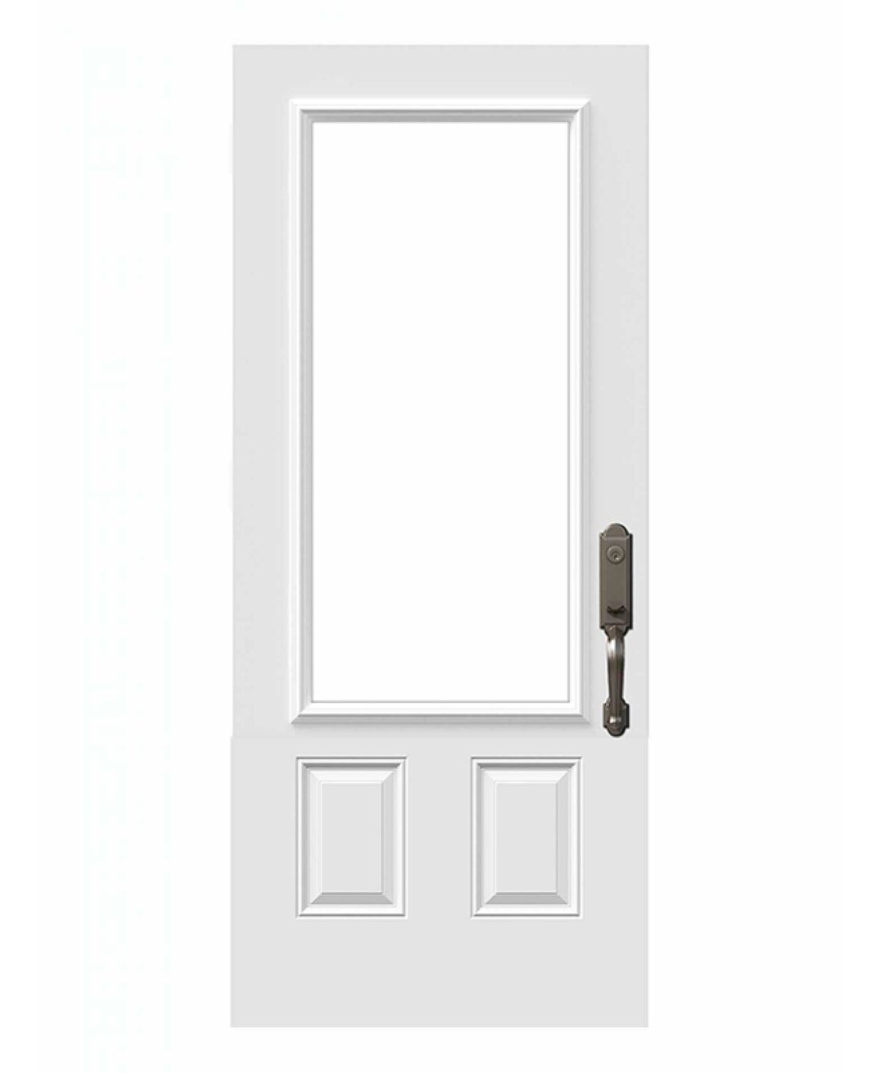 2 Panel Blank Top Steel Exterior Novatech Door – Doors Direct ...