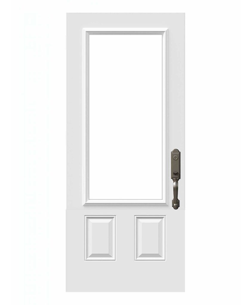 2 Panel Blank Top Steel Exterior Novatech Door – Doors Direct ...