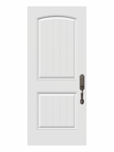 2 Panel Planked Camber Top Steel Exterior Novatech Door – Doors Direct ...
