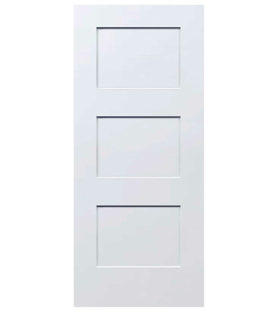 Fiberglass 3 Panel Smooth Shaker Craftsman Richersons Door (SG3J ...